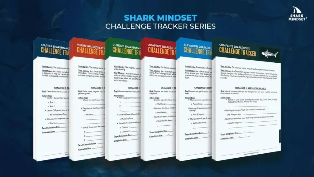 Challenge Trackers - Shark Mindset